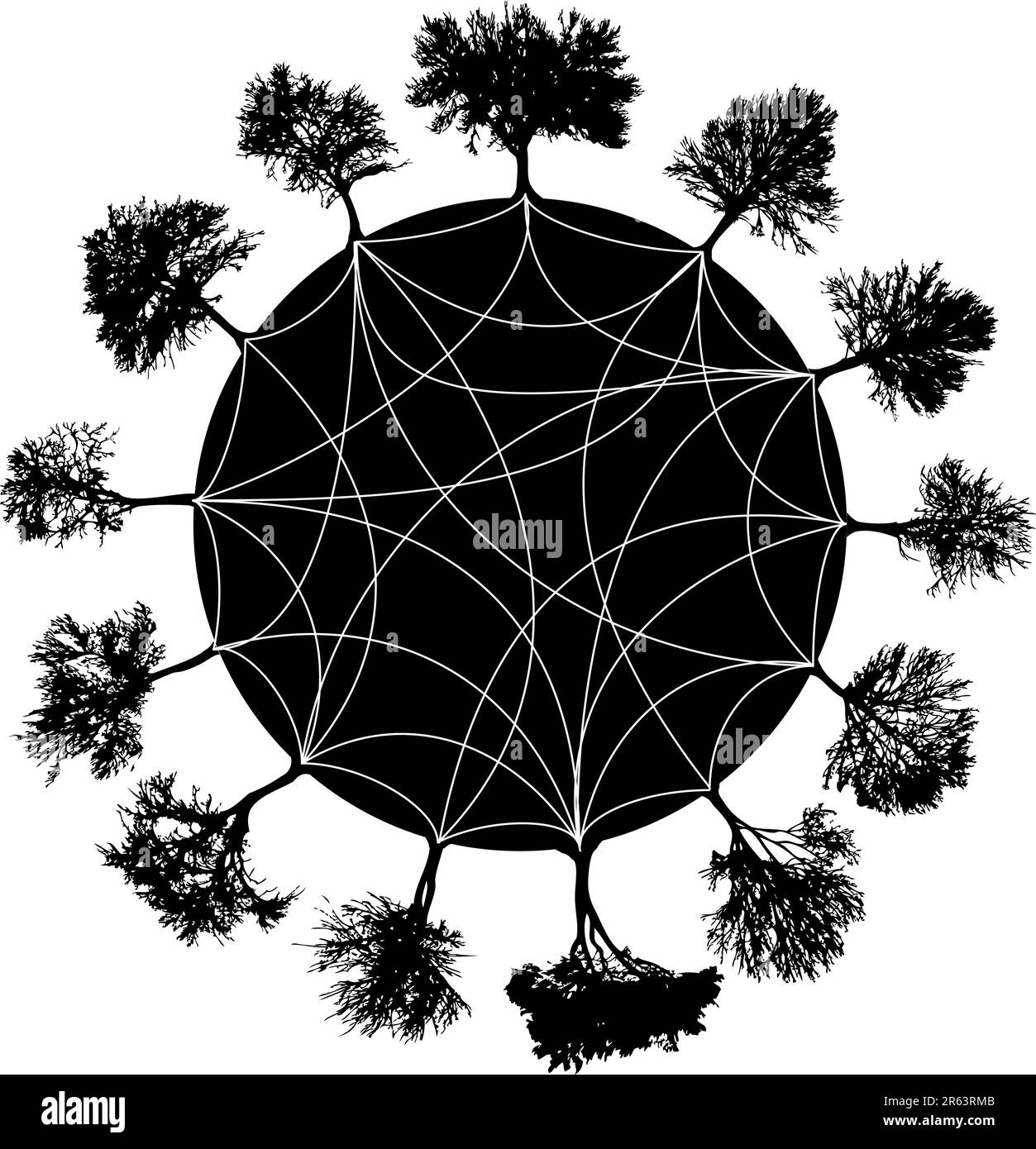 Future nature paradise Stock Vector Images - Alamy