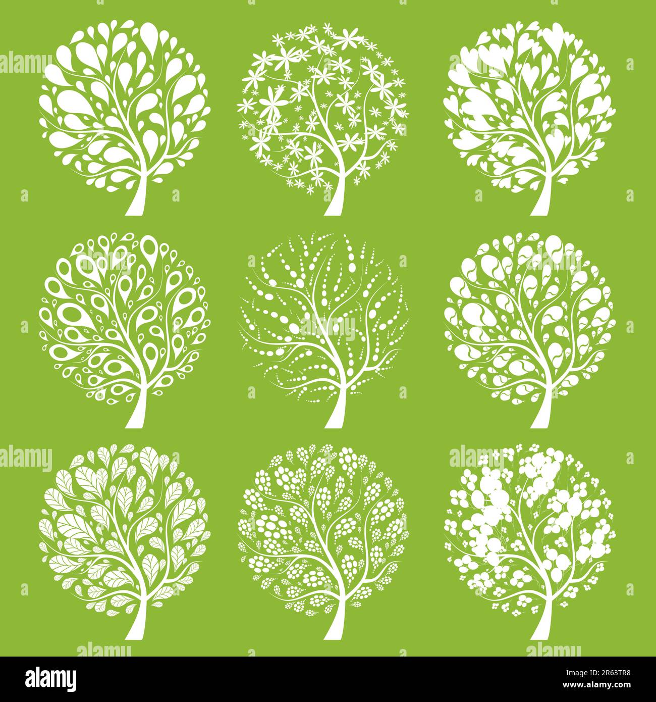 Art trees collection for your design Stock Vector Image & Art - Alamy