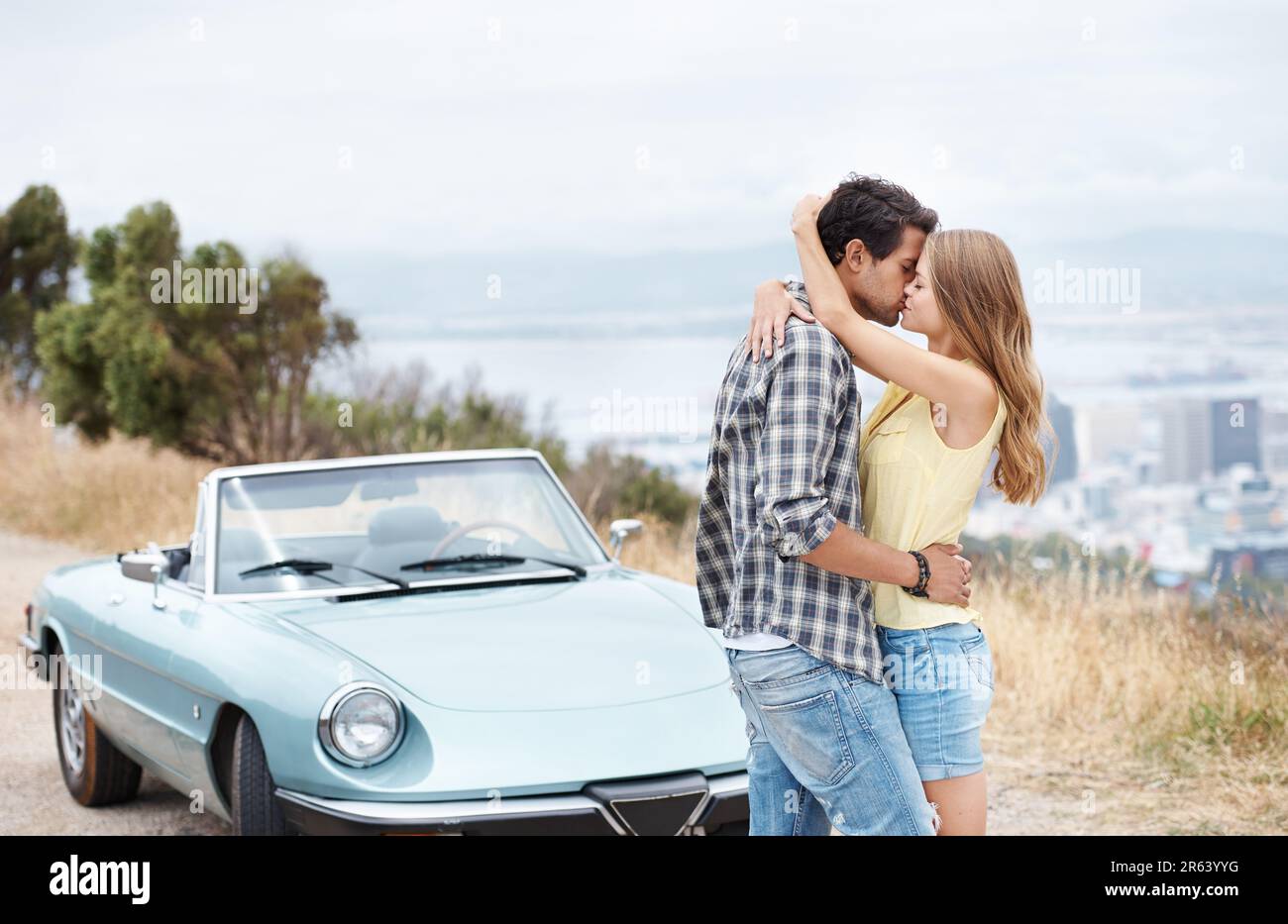 Two men standing outside a car hi-res stock photography and images - Alamy