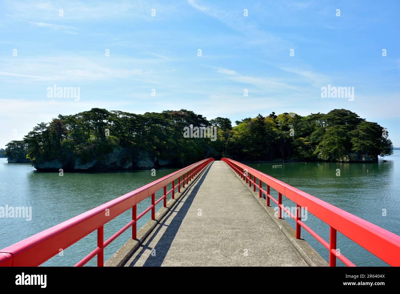 Fukuura Island and Fukuura Bridge Stock Photo - Alamy