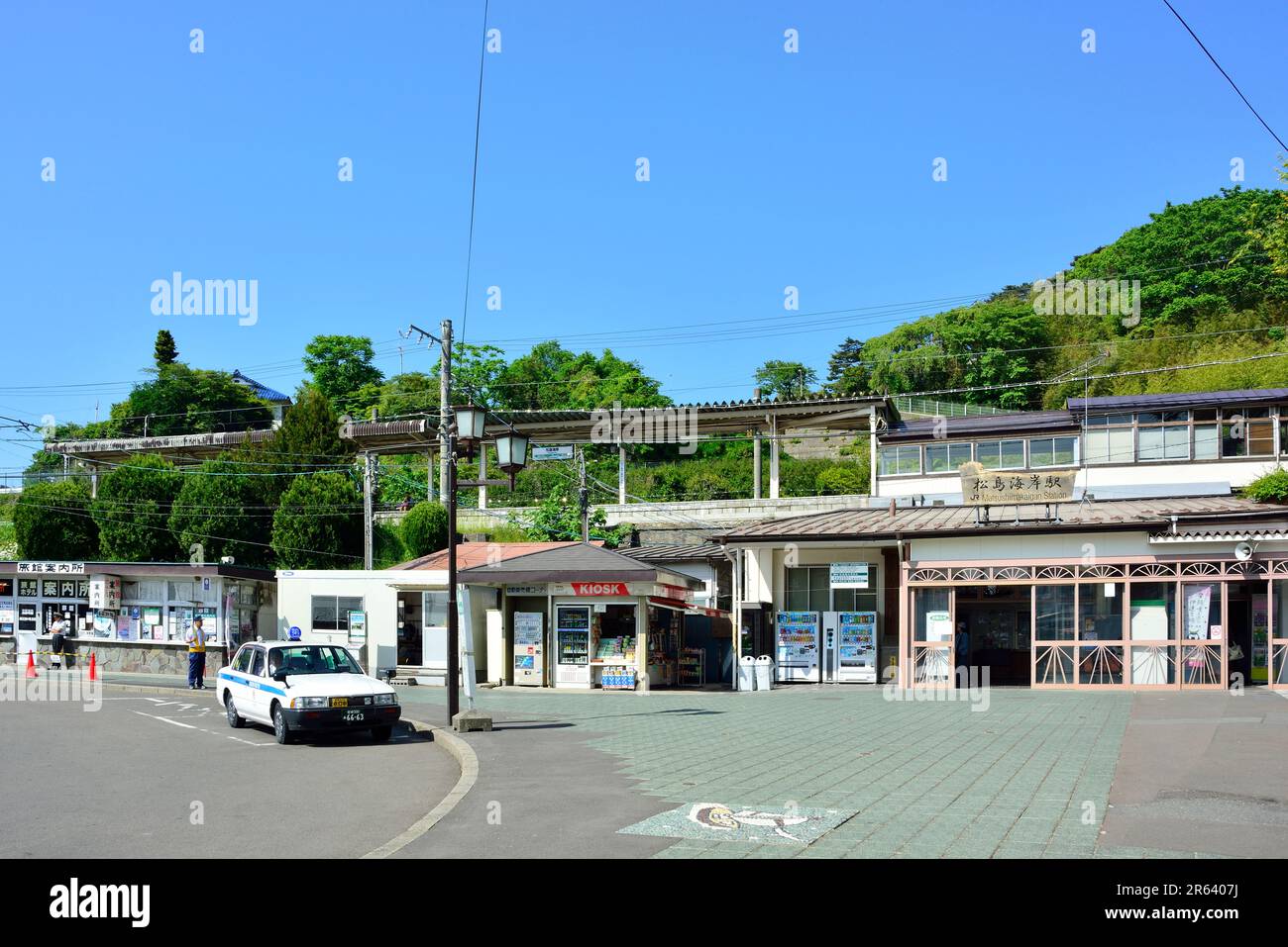 Matsushima-kaigan Station on the Senseki Line Stock Photo - Alamy