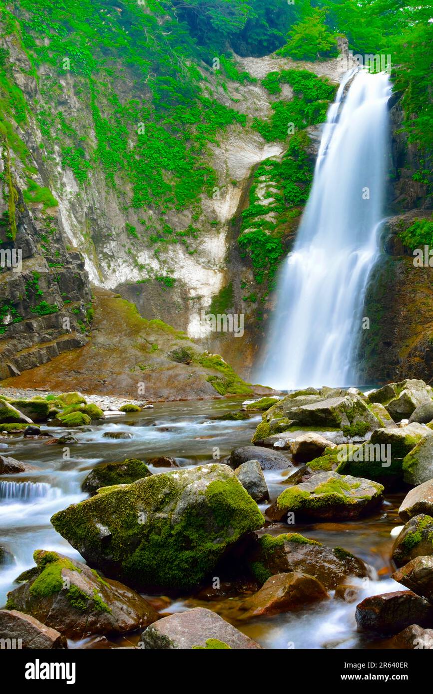 Akiu falls hi-res stock photography and images - Alamy