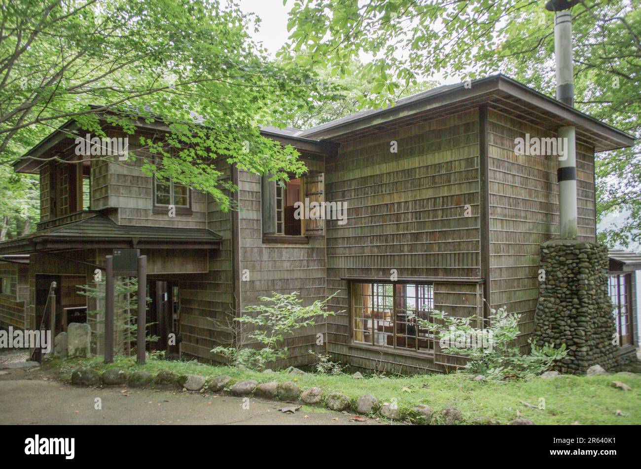 Italian Embassy Villa by Lake Chuzenji Stock Photo - Alamy