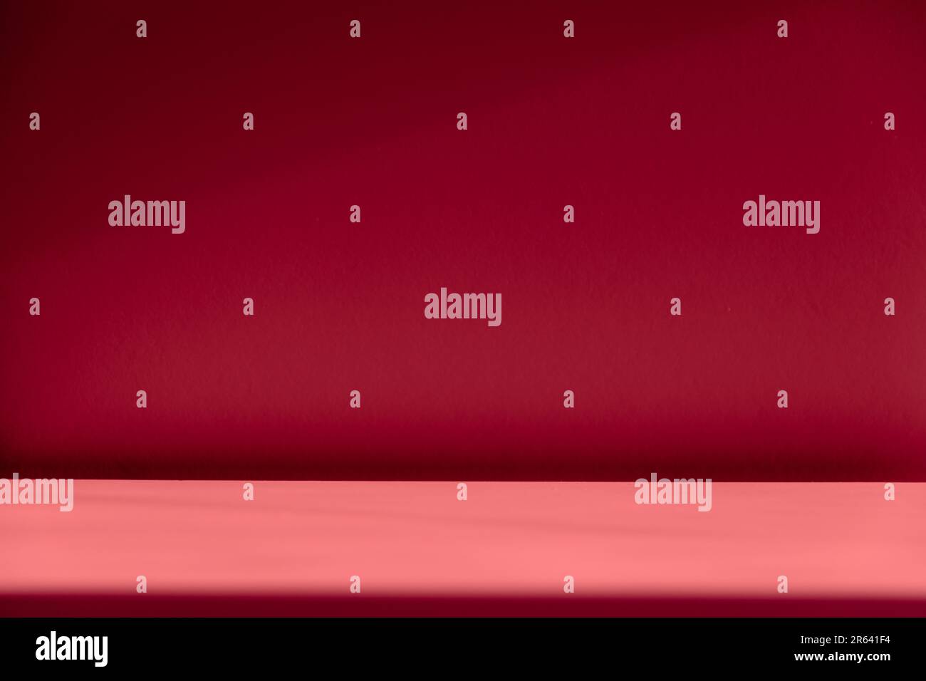 Red background for product presentation with shadow and light from ...
