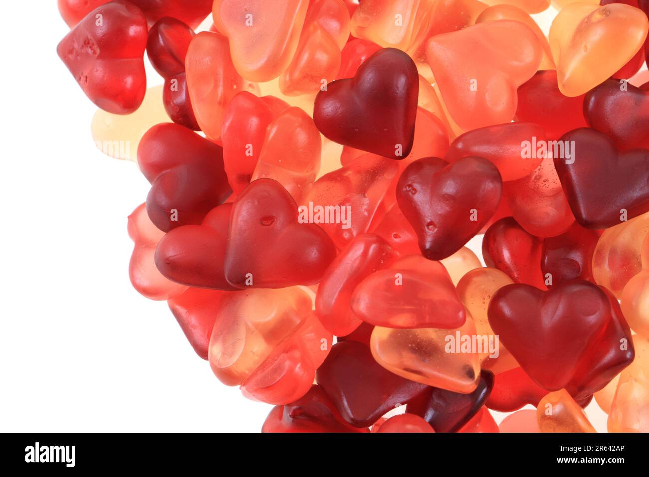 jelly candy hearts texture as nice valentine love background Stock ...
