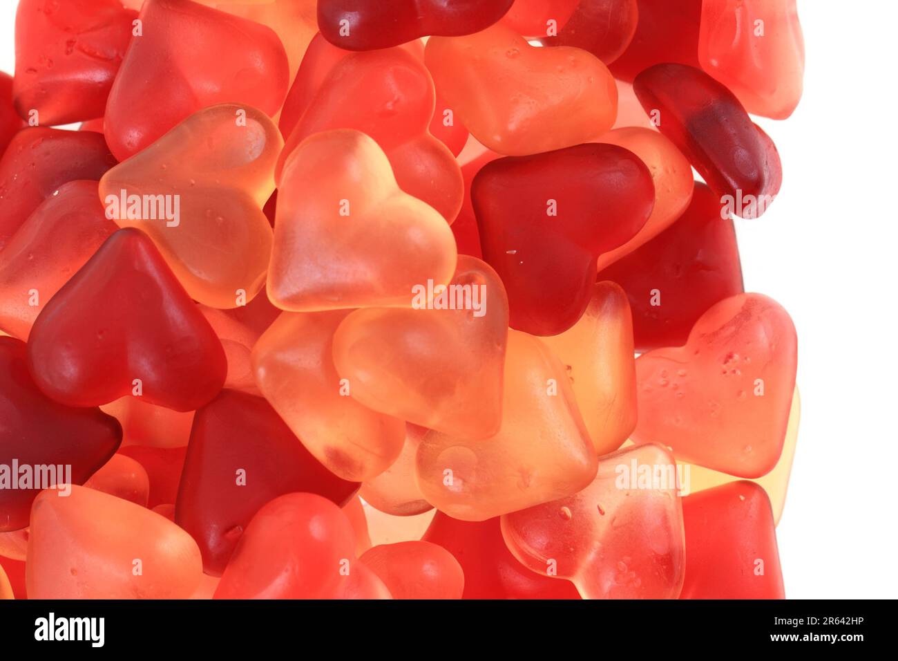 jelly candy hearts texture as nice valentine love background Stock ...
