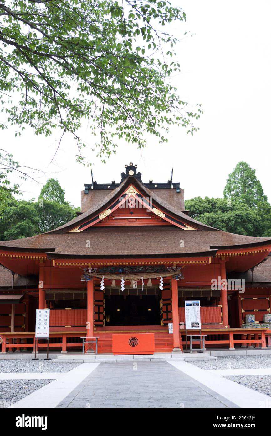Mt. Fuji Hongu Sengen Taisha Shrine Stock Photo - Alamy