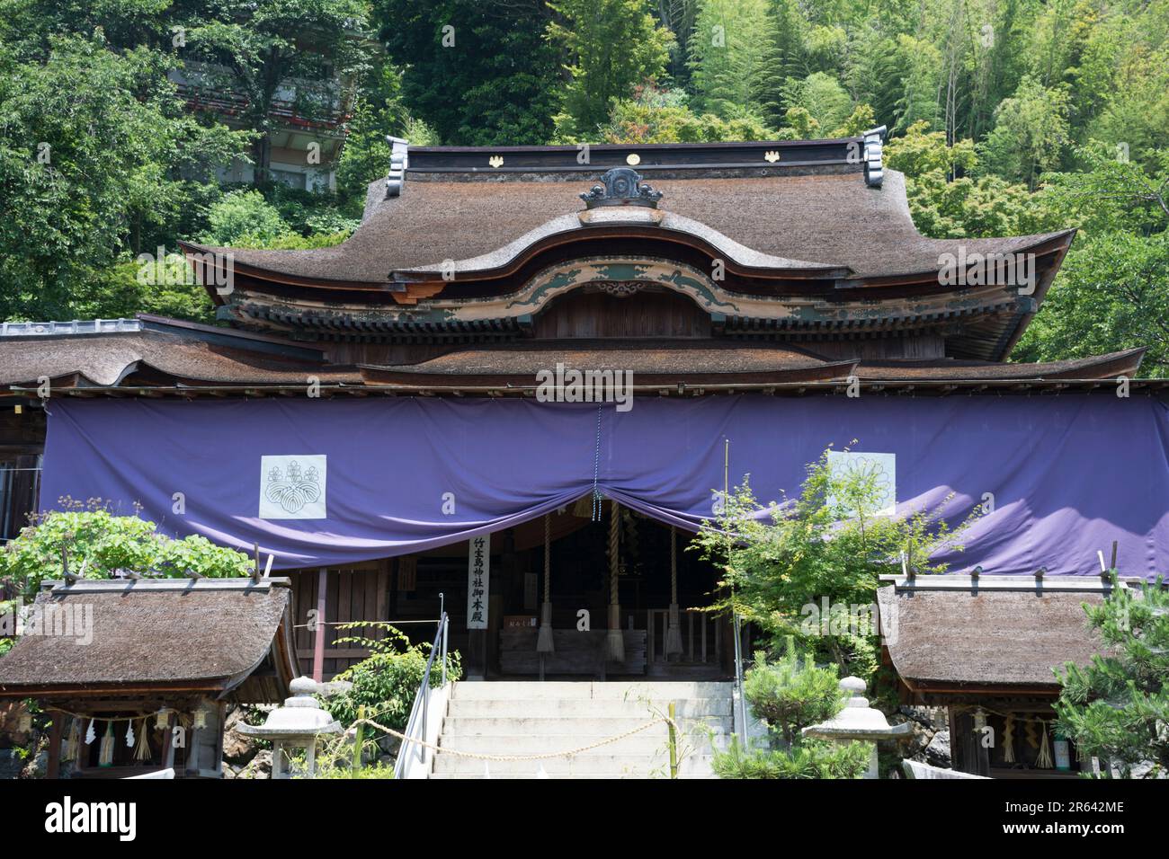 Main Hall of Chikubujima Shrine Stock Photo - Alamy
