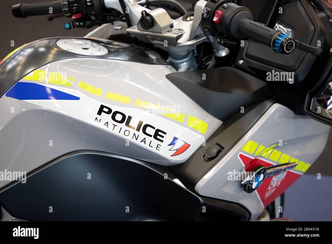 Bordeaux , Aquitaine France - 05 29 2023 : Police nationale crs ...