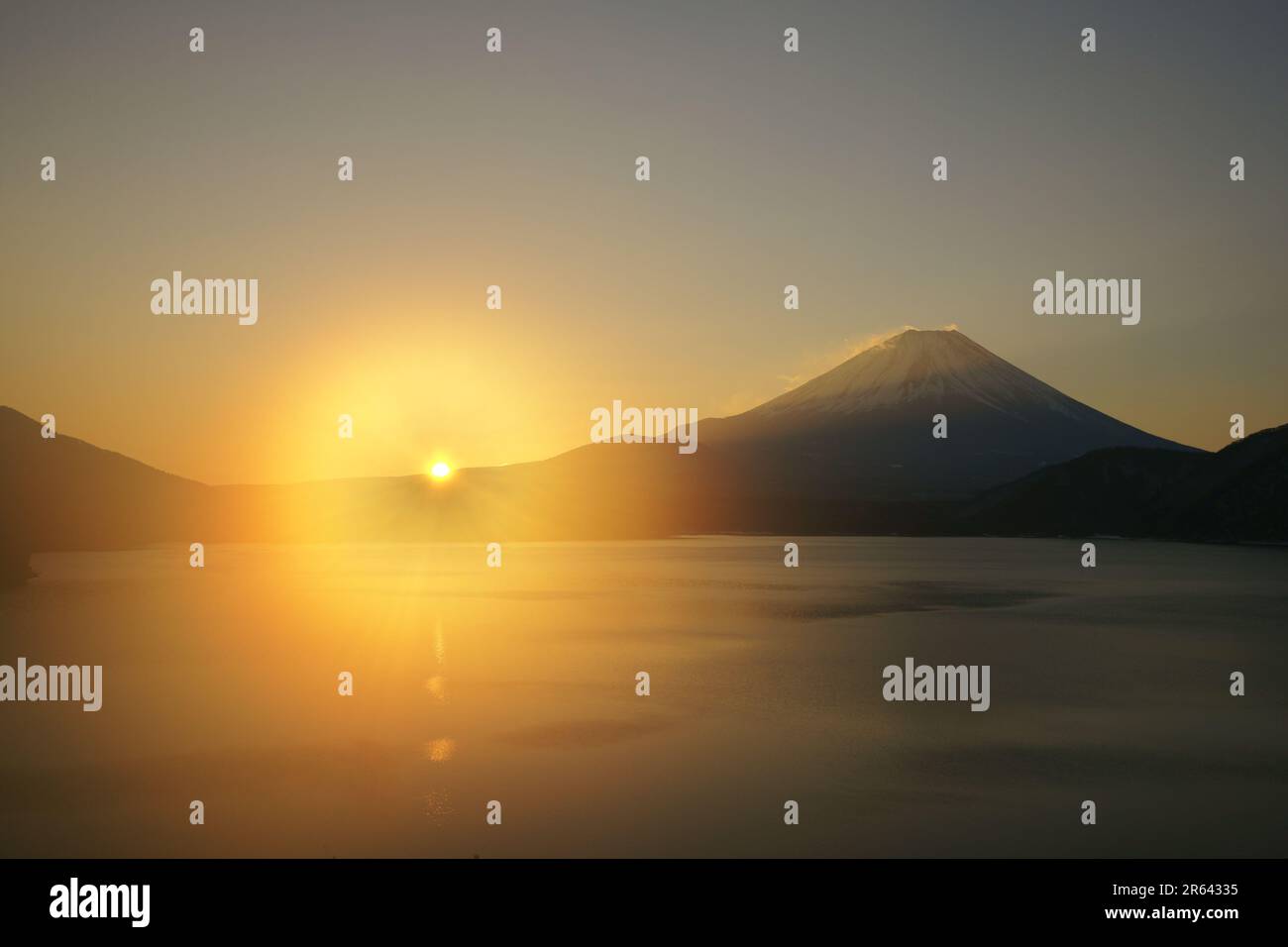 Mt. Fuji and sunrise Stock Photo - Alamy