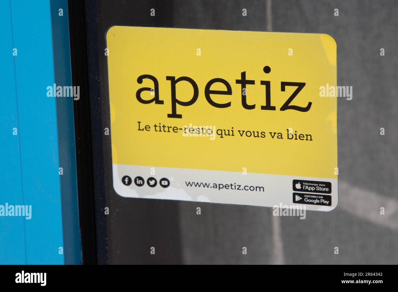 Bordeaux , Aquitaine France - 06 06 2023 : apetiz logo brand and text ...