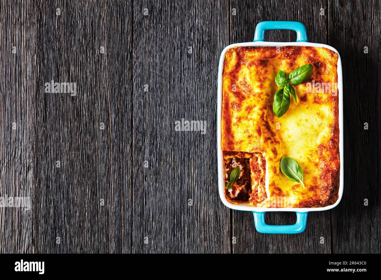 lasagne al forno, italian beef lasagna layered with classic ragu sauce ...
