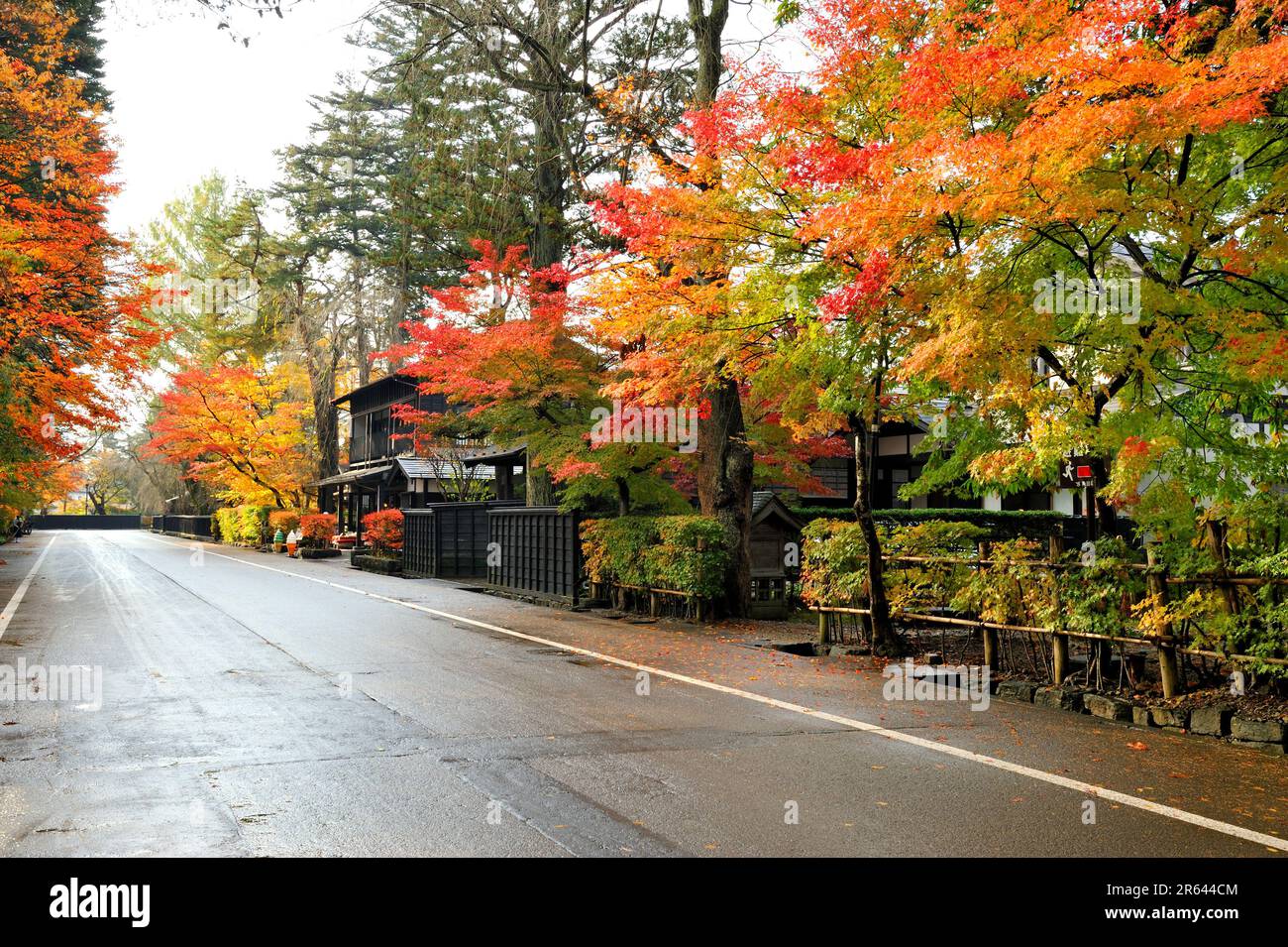 Kakunodate samurai residence district Stock Photo - Alamy