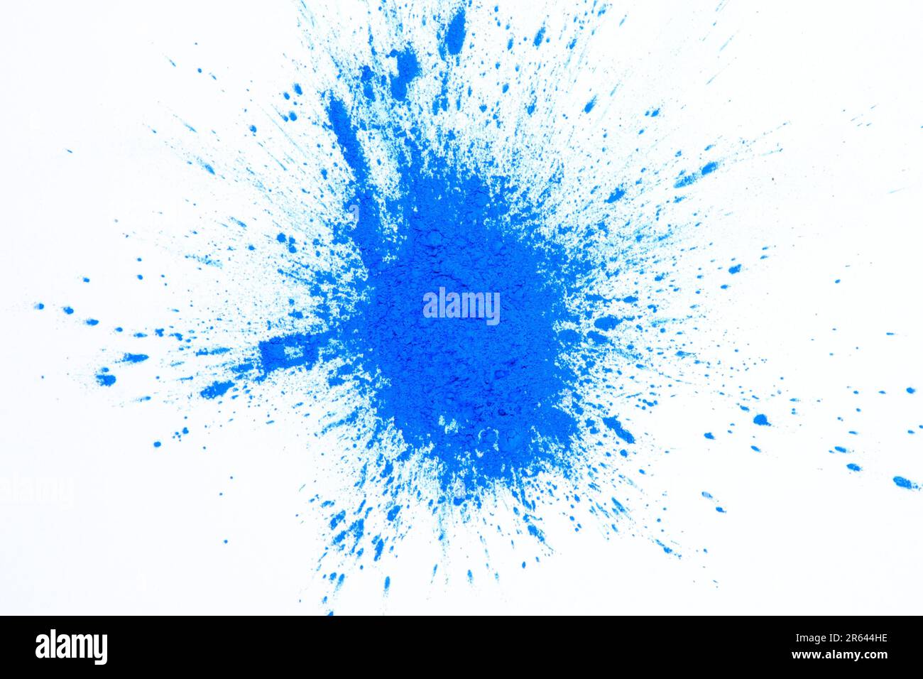 cyan toner powder isolated on white background Stock Photo - Alamy