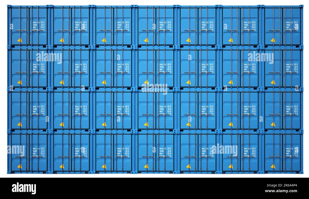 Standard containers Cut Out Stock Images & Pictures - Alamy