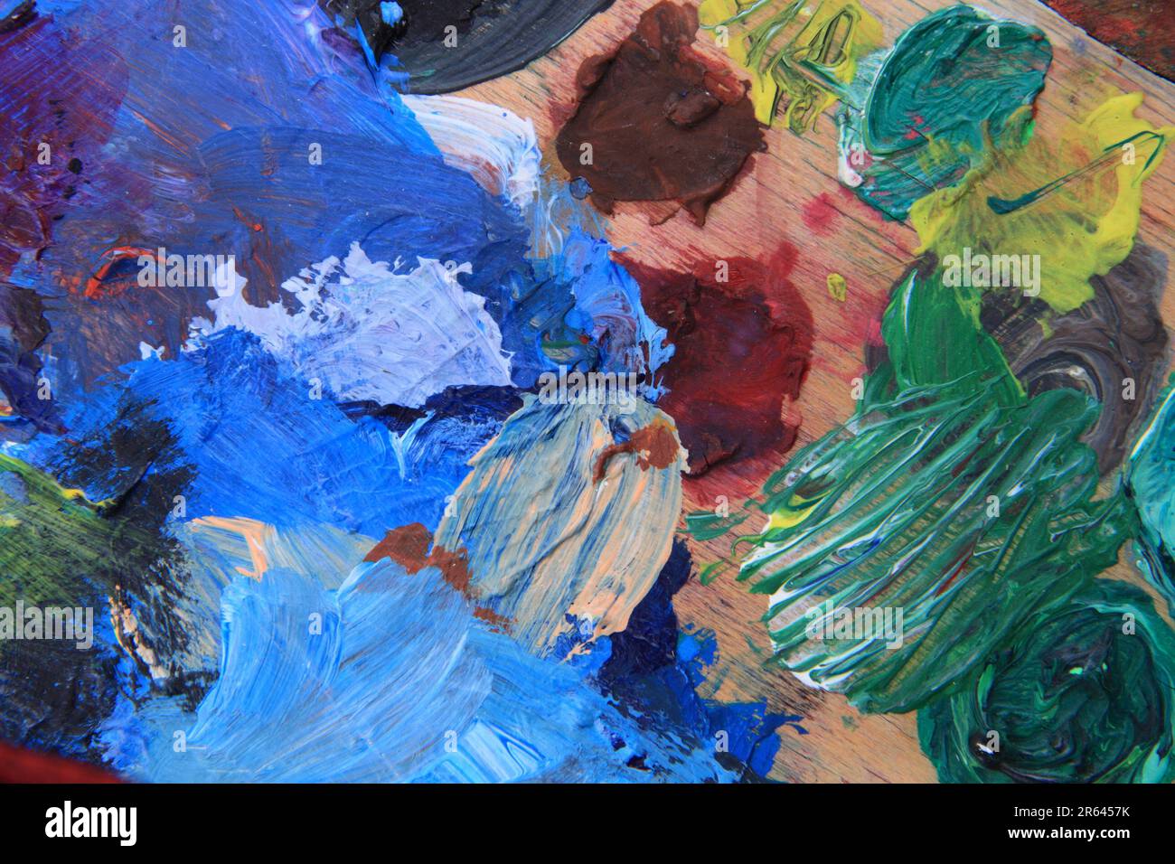 Palette texture hi-res stock photography and images - Alamy