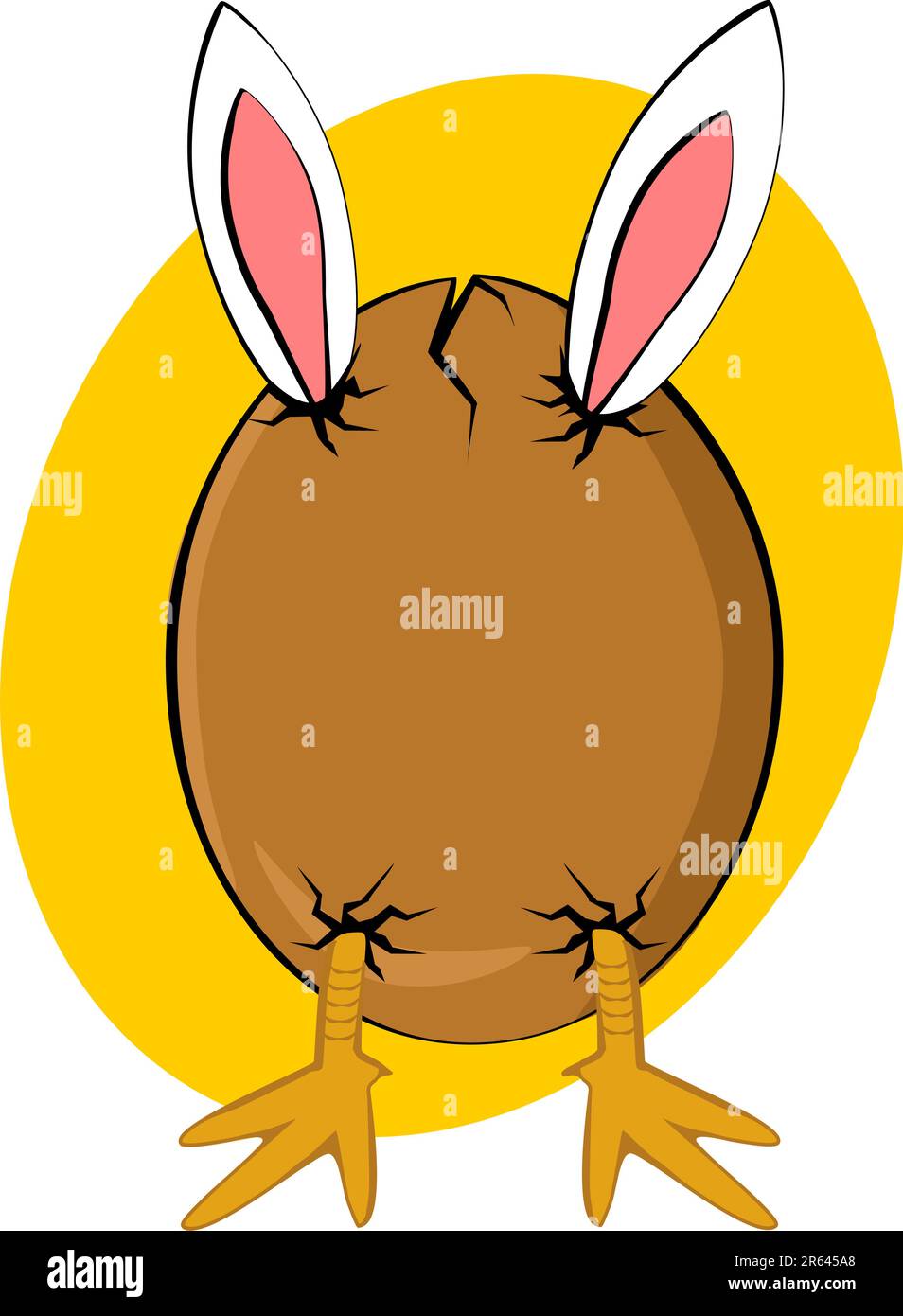 Small brown rabbit Stock Vector Images - Alamy