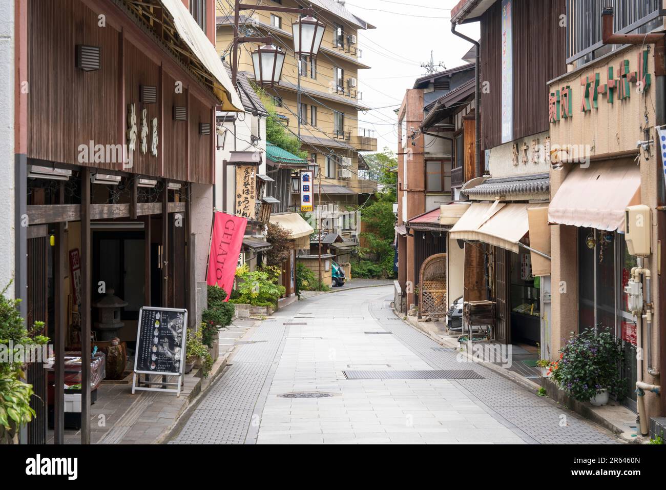 The hot spring resort of Shibu Onsen Stock Photo - Alamy