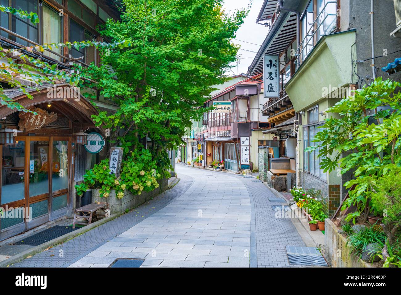 The hot spring resort of Shibu Onsen Stock Photo - Alamy