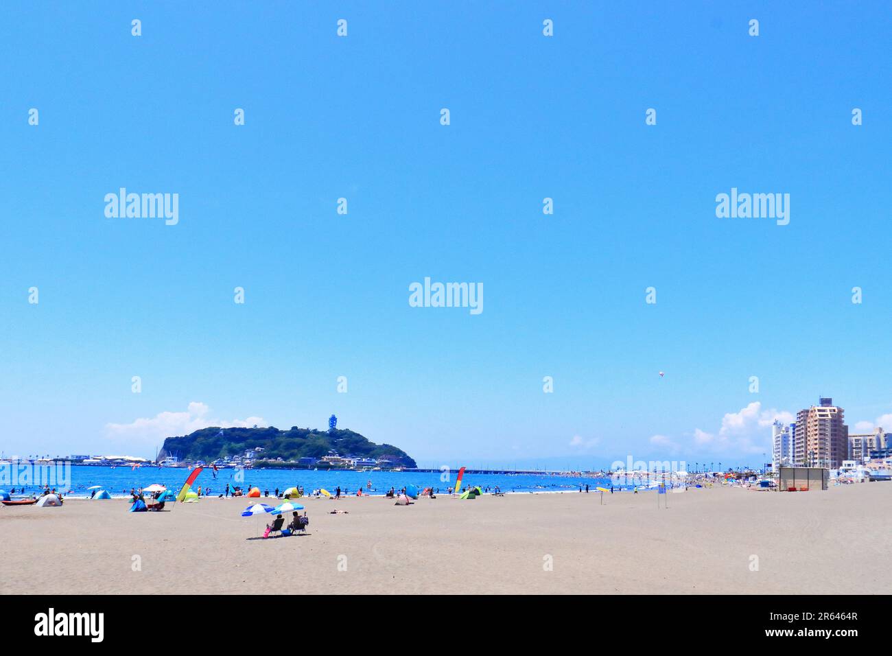 Shonan Beach in summer Stock Photo - Alamy