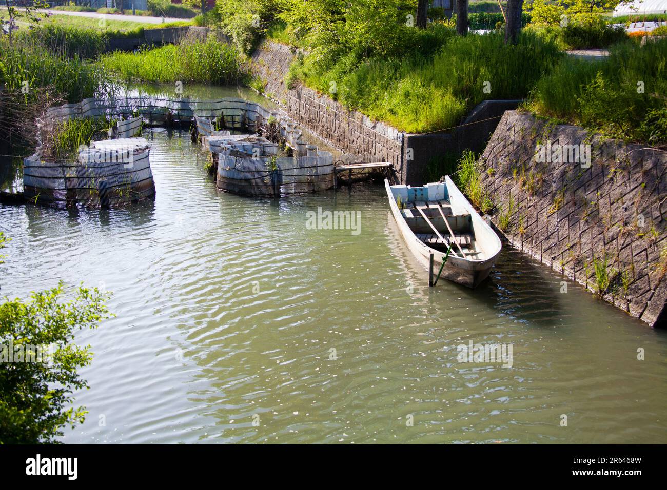 Landing Area on Lake Biwa Stock Photo - Alamy
