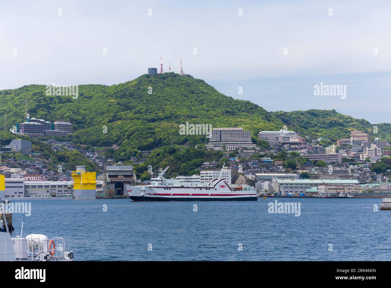 Nagasaki Port and Mt. Inasa Stock Photo - Alamy