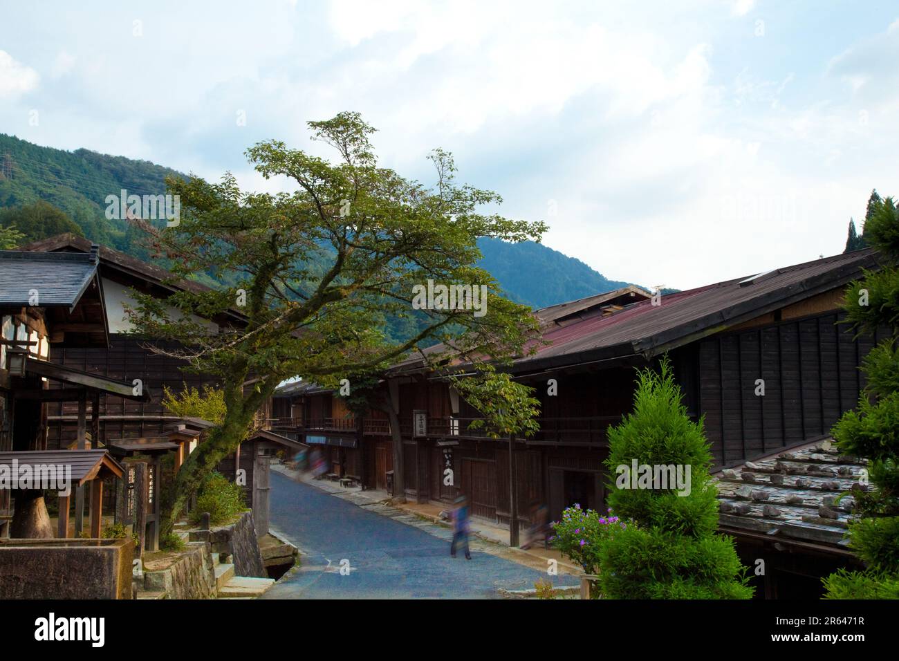 Tsumago juku post town street hi-res stock photography and images - Alamy