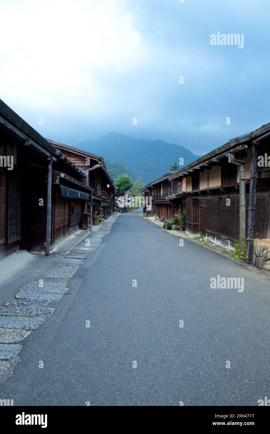 Tsumago juku post town street hi-res stock photography and images - Alamy
