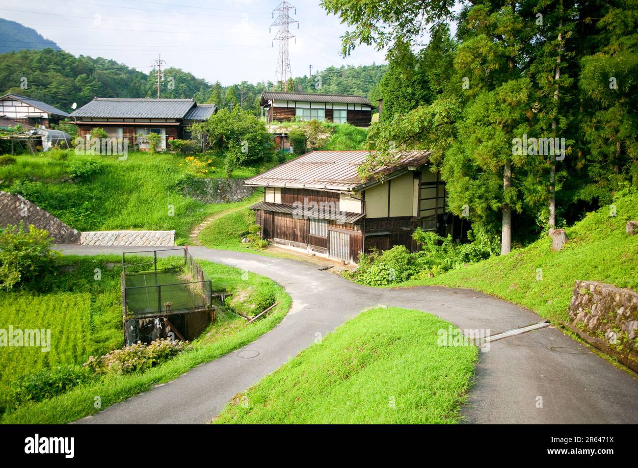 Tsumago juku post town street hi-res stock photography and images - Alamy