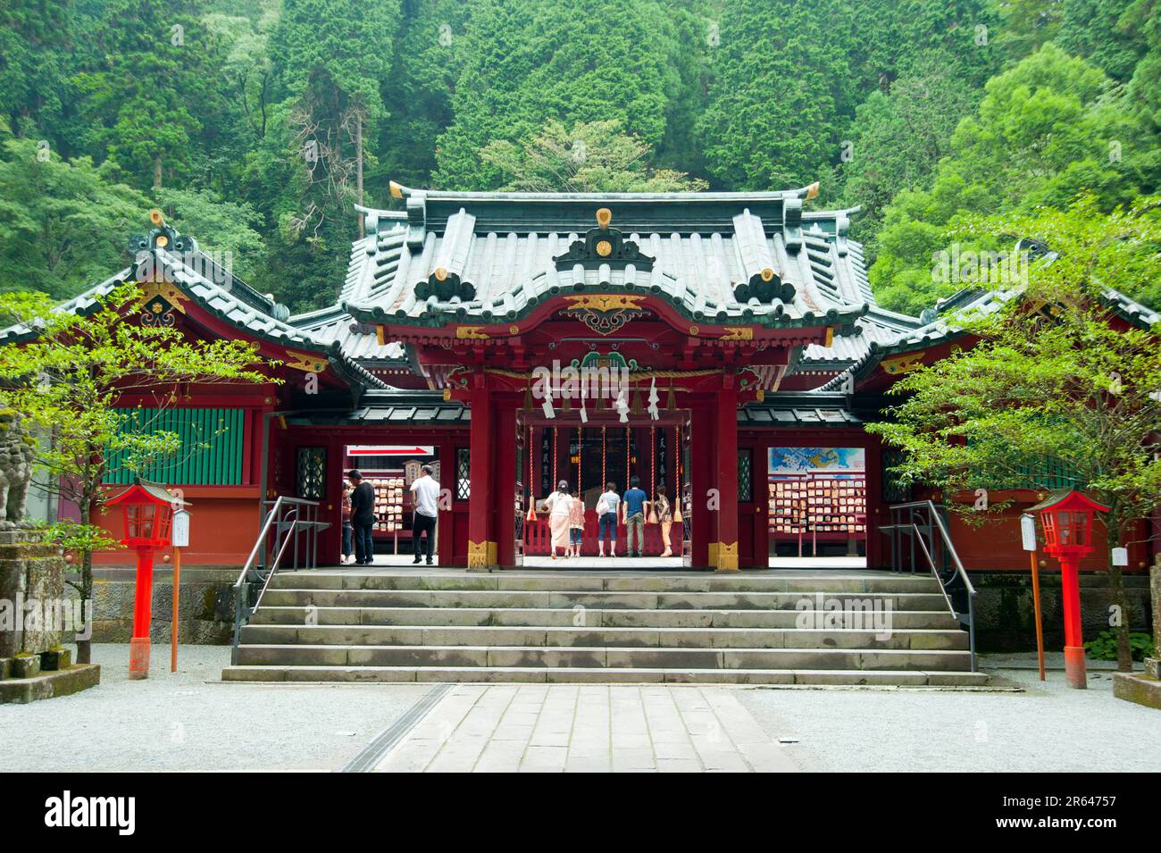 Hakone Shrine Main Hall Stock Photo - Alamy