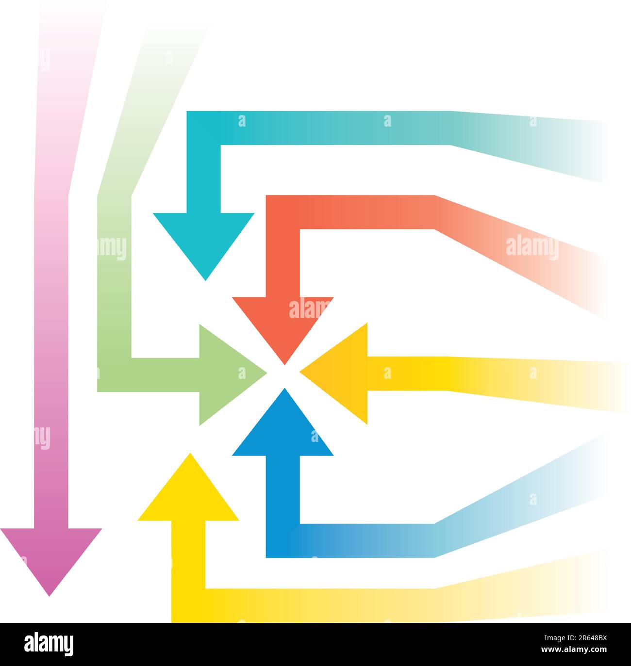 Arrows background vector illustration Stock Vector Image & Art - Alamy