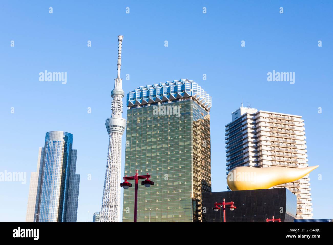 Sky Tree seen from in front of Asakusa Station Stock Photo - Alamy