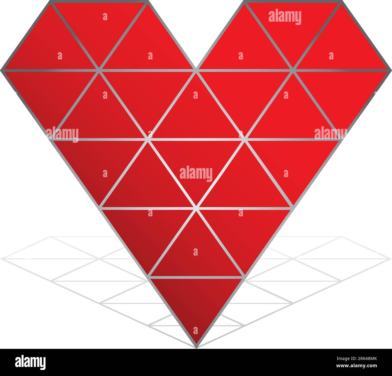 3d red heart hi-res stock photography and images - Alamy