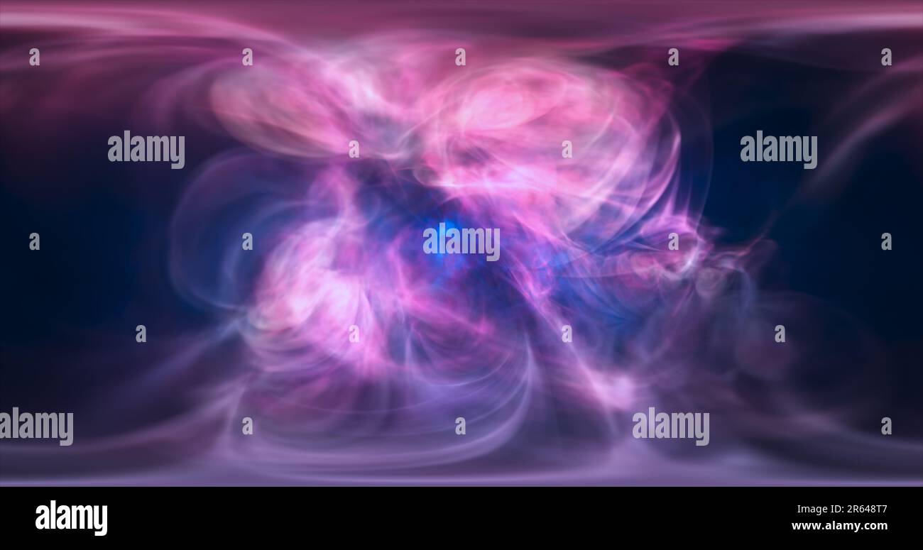 Abstract waves of iridescent glowing energy magical cosmic galactic ...
