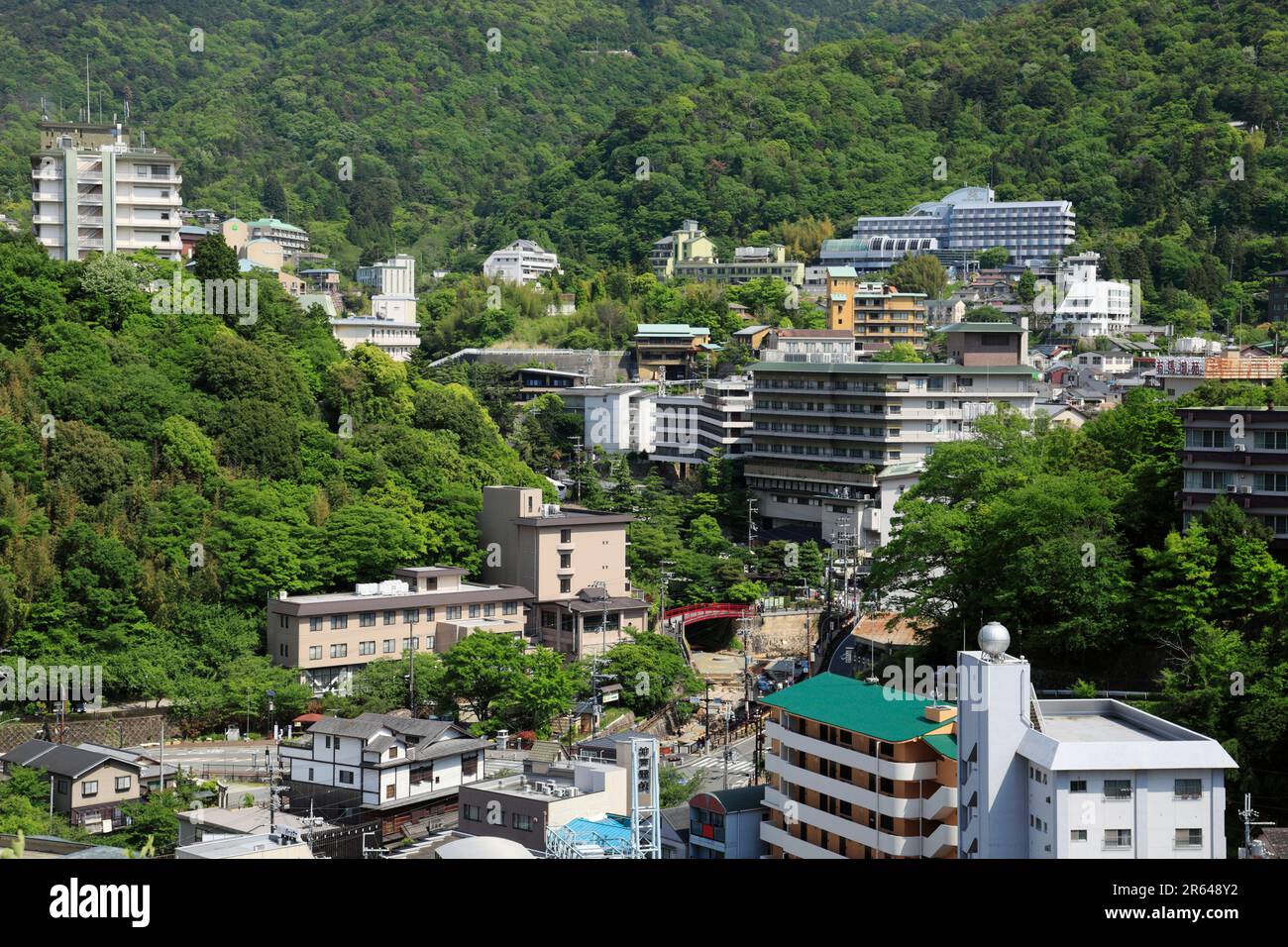 Arima Onsen townscape Stock Photo - Alamy