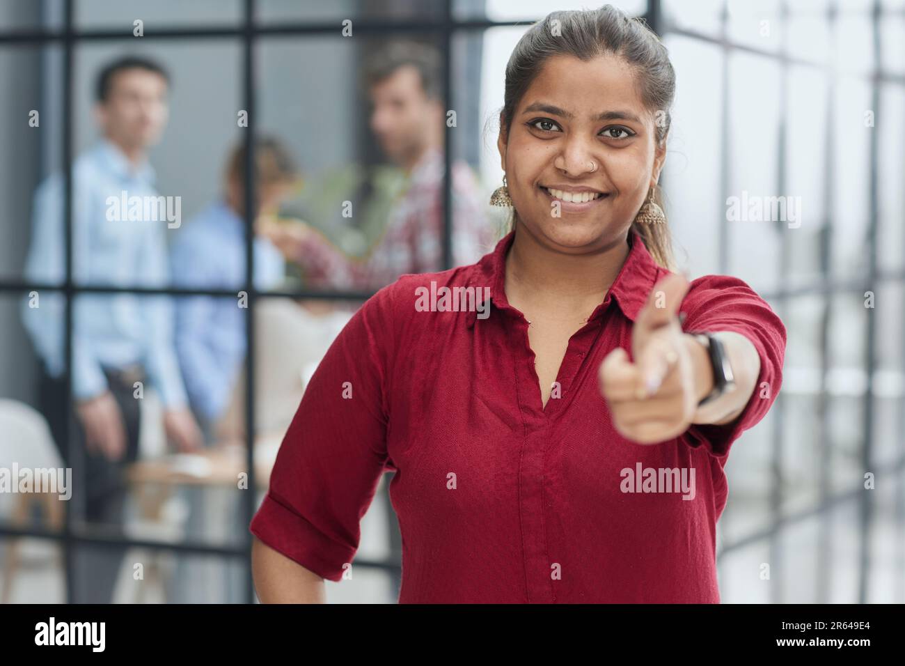 Hey you gesture hi-res stock photography and images - Alamy