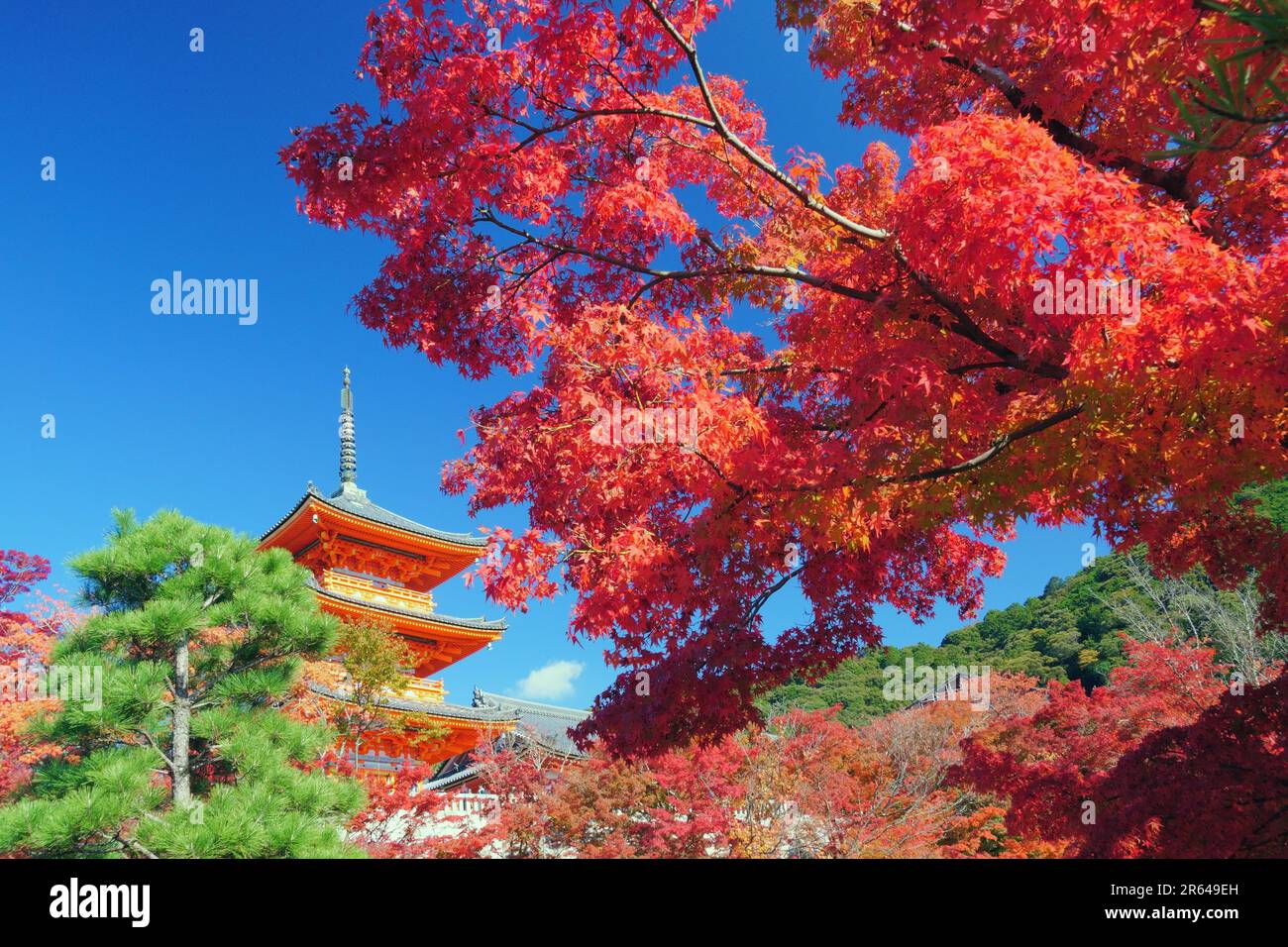 Three story temple hi-res stock photography and images - Alamy