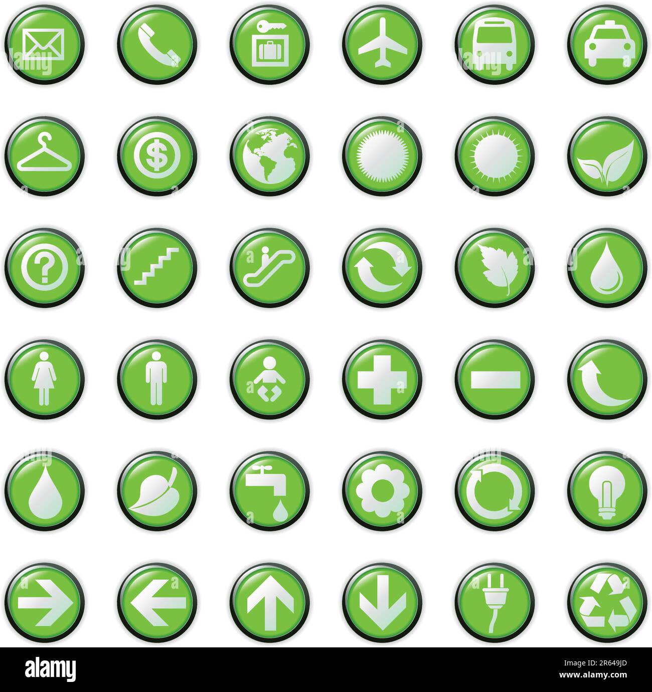 Presentation icons symbol. vector Stock Vector Image & Art - Alamy