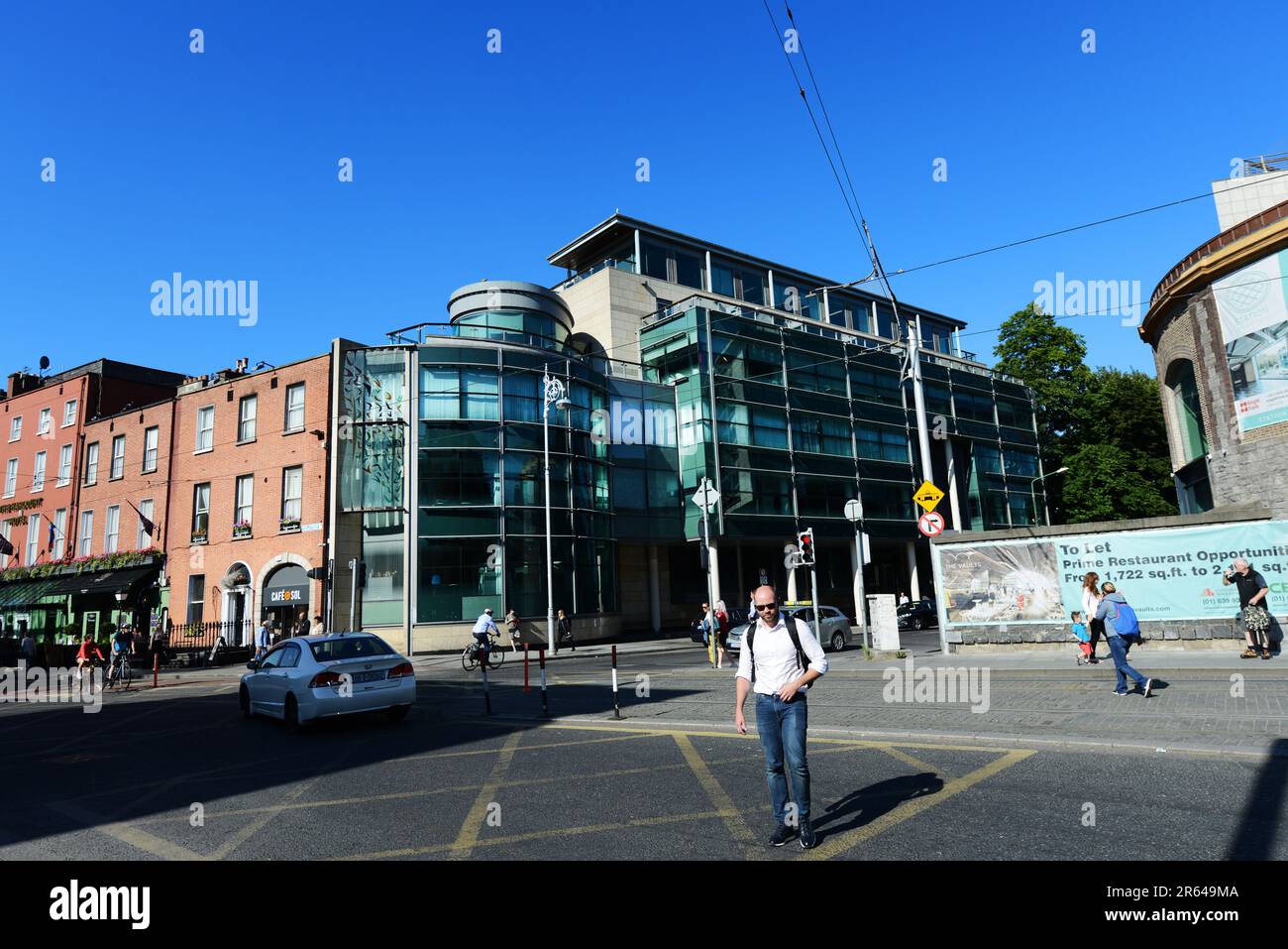 Styne House on the corner of Hatch street and Harcourt street in Dublin ...