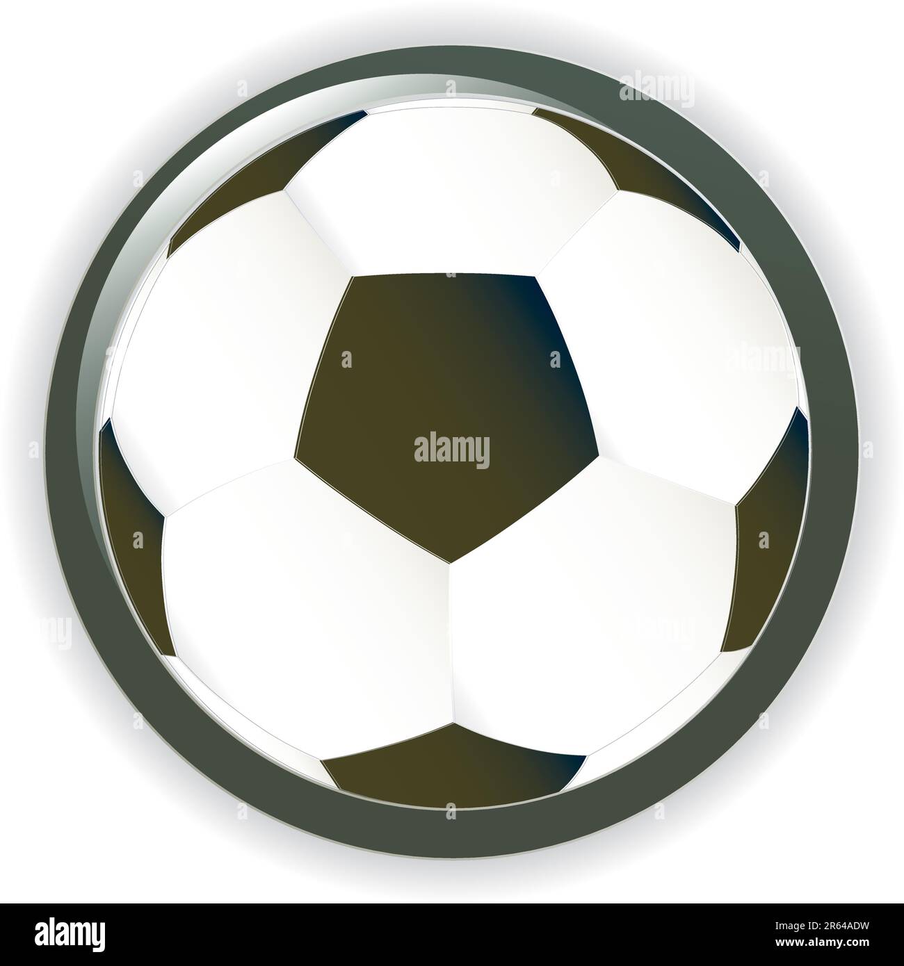 Vector soccer game ball illustration world cup Stock Vector Image & Art ...