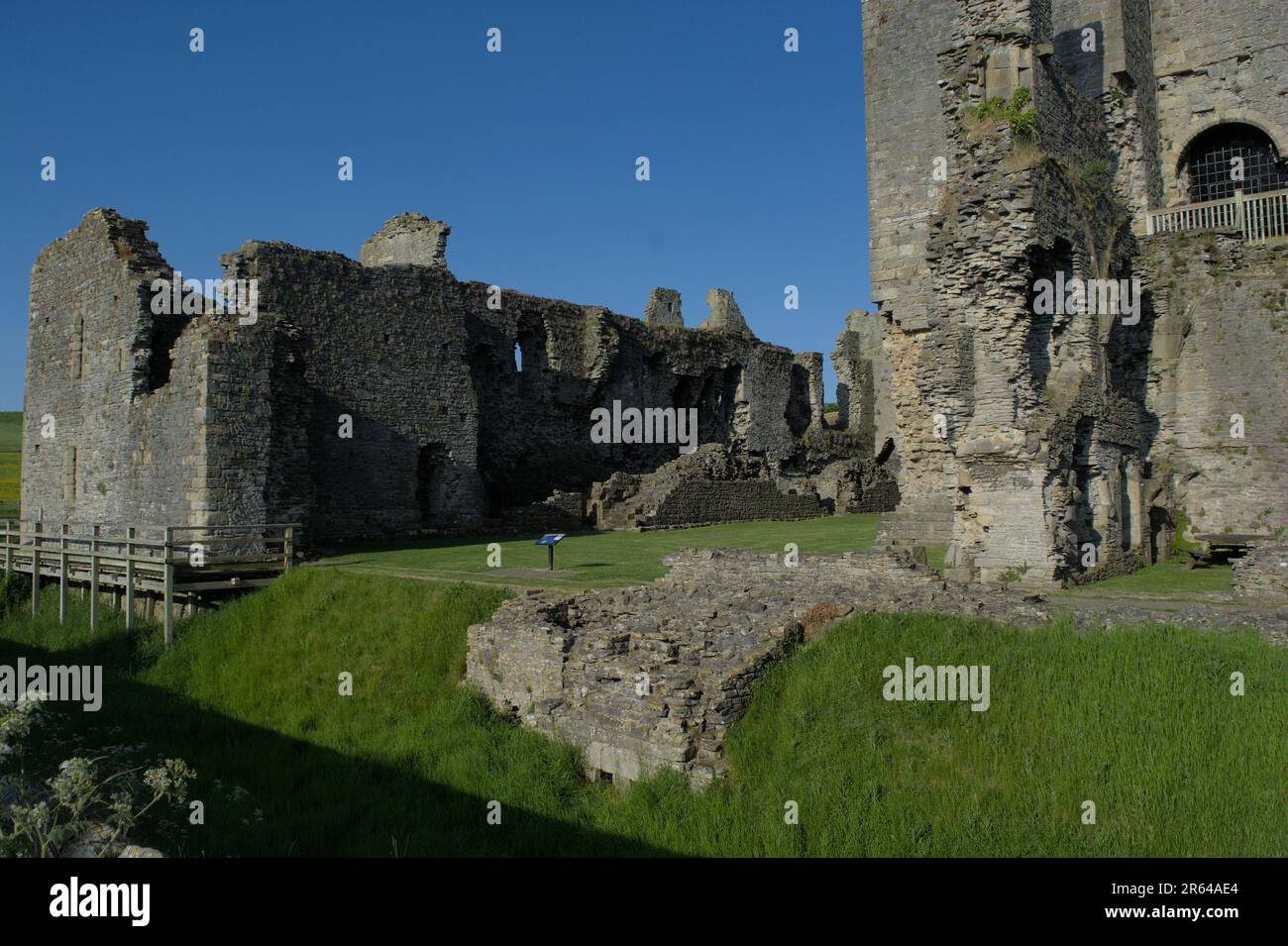 Middleham Castle, childhood home of Richard III Stock Photo - Alamy