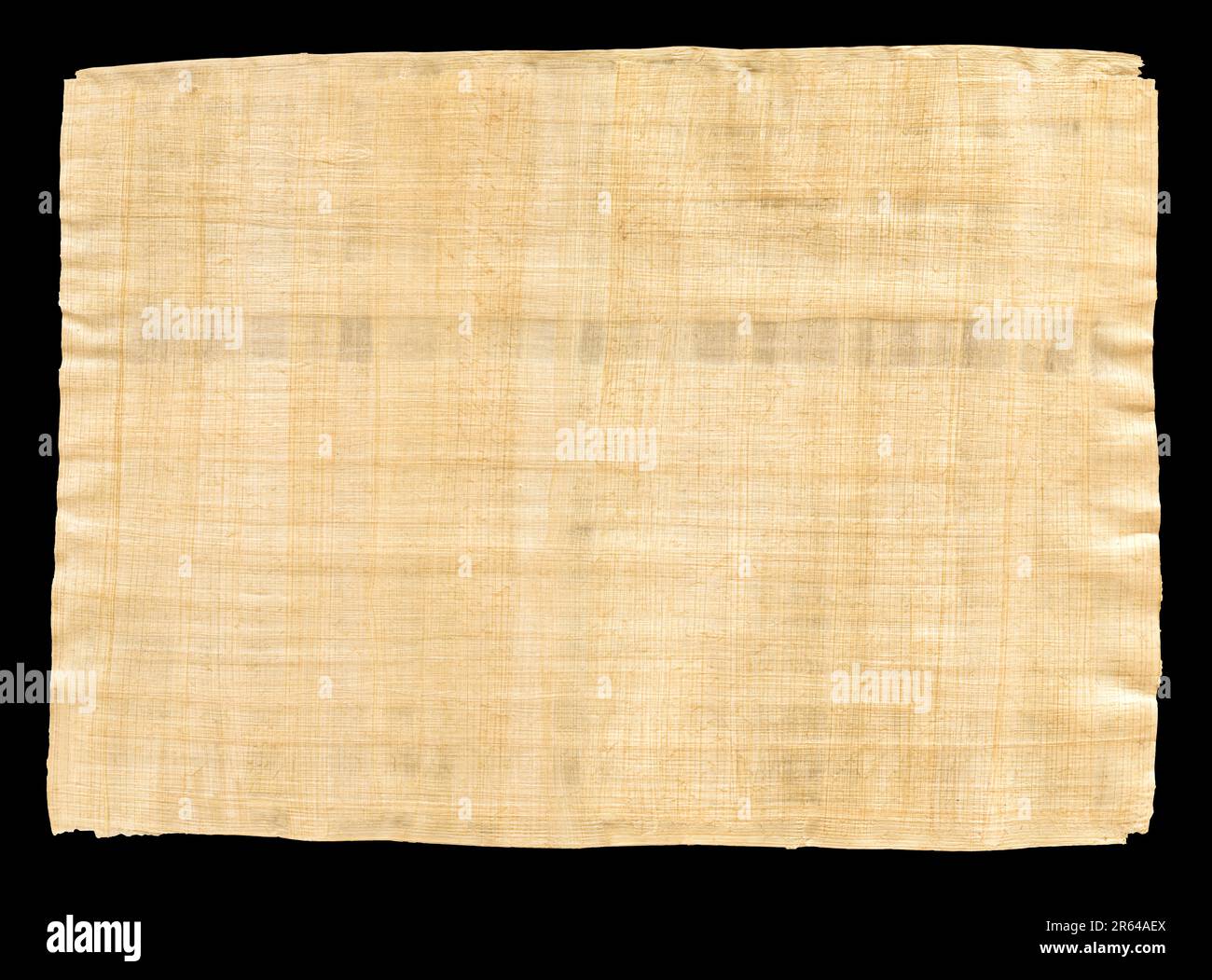 Old brown papyrus texture isolated on black background Stock Photo - Alamy