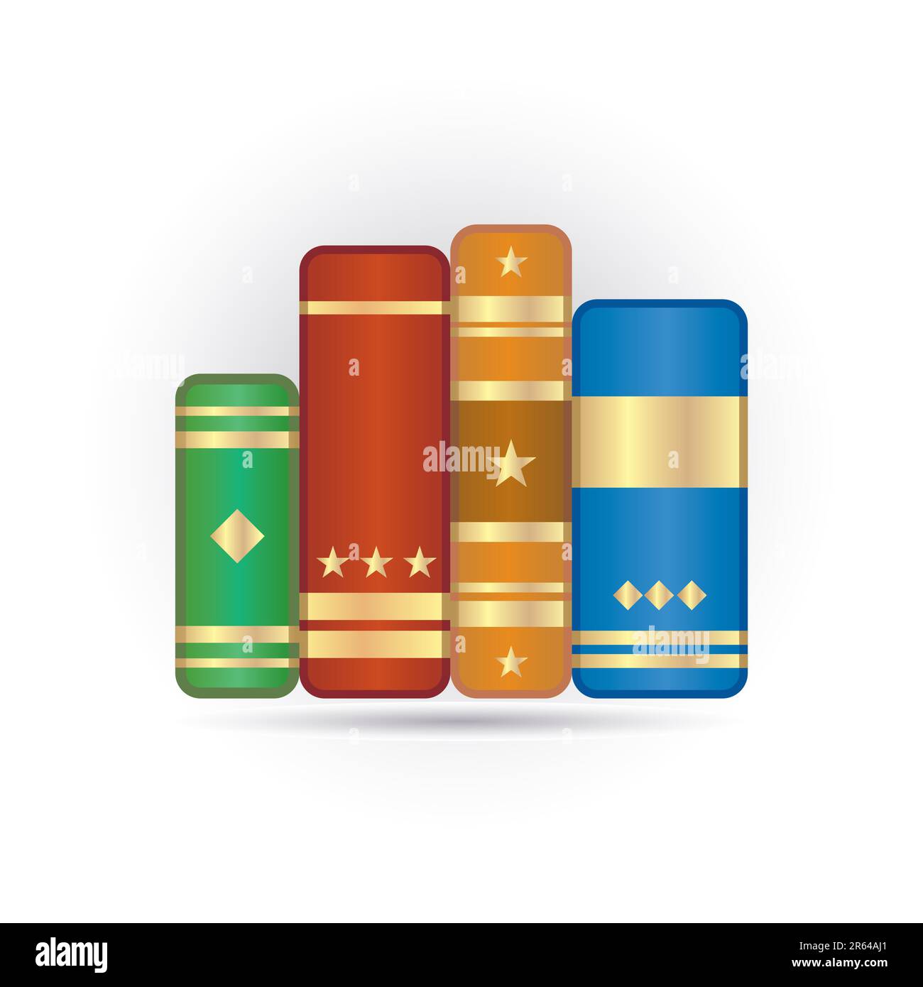College books Stock Vector Images - Alamy