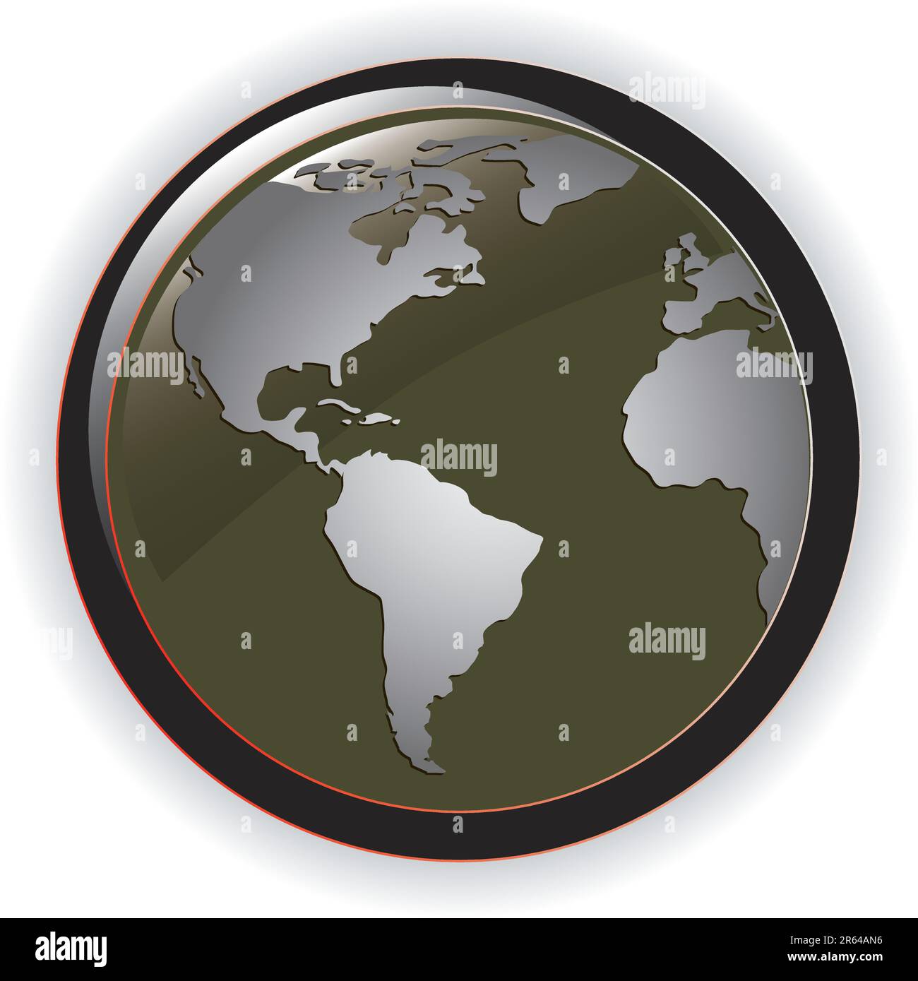 Globe concept icon web internet vector illustration Stock Vector Image ...