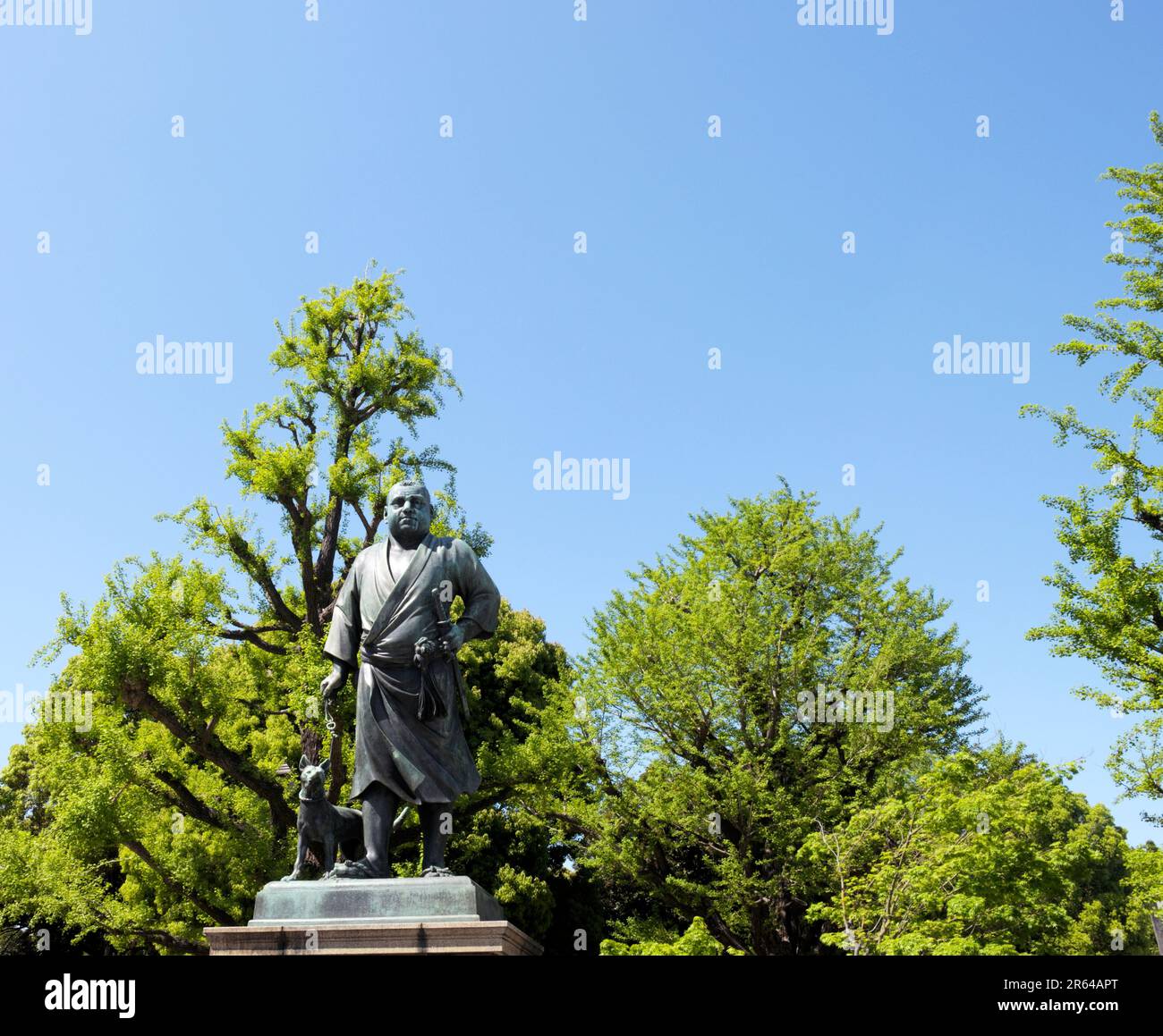 Saigo Takamori statue at Ueno Park Stock Photo - Alamy