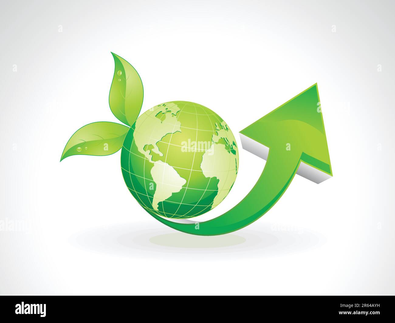 abstract eco based theme vector illustration Stock Vector Image & Art ...