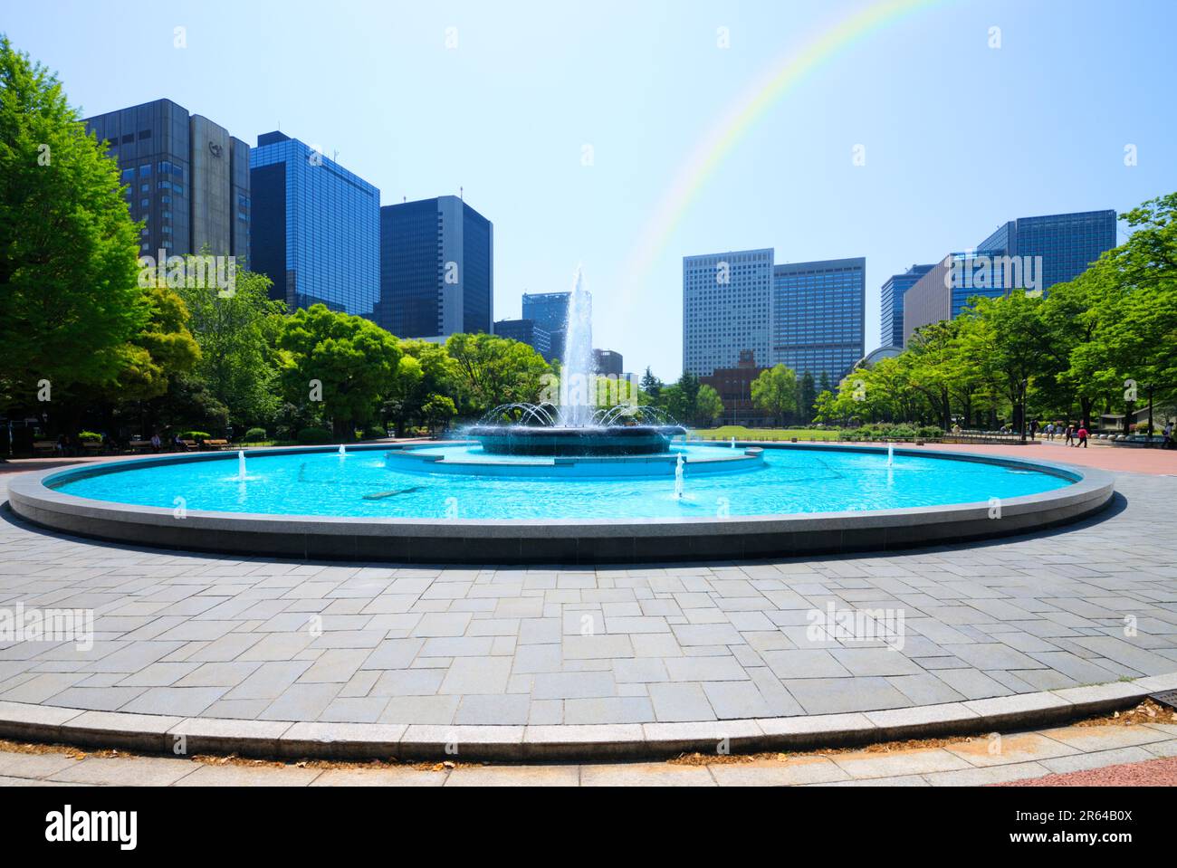 Town square fountain tokyo hi-res stock photography and images - Alamy
