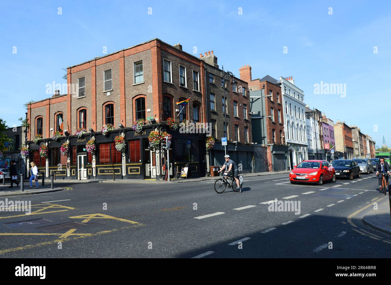 Arthur's Jazz & Blues Pub on Thomas Street in Dublin, Ireland Stock ...