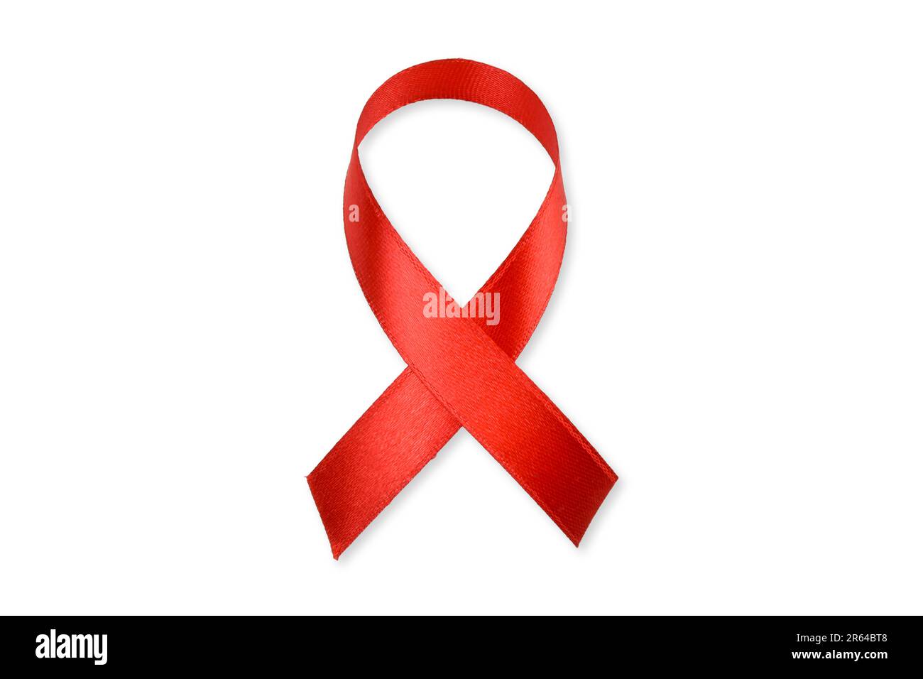 Clipping path. Red ribbon isolated on white background. Red bow ...