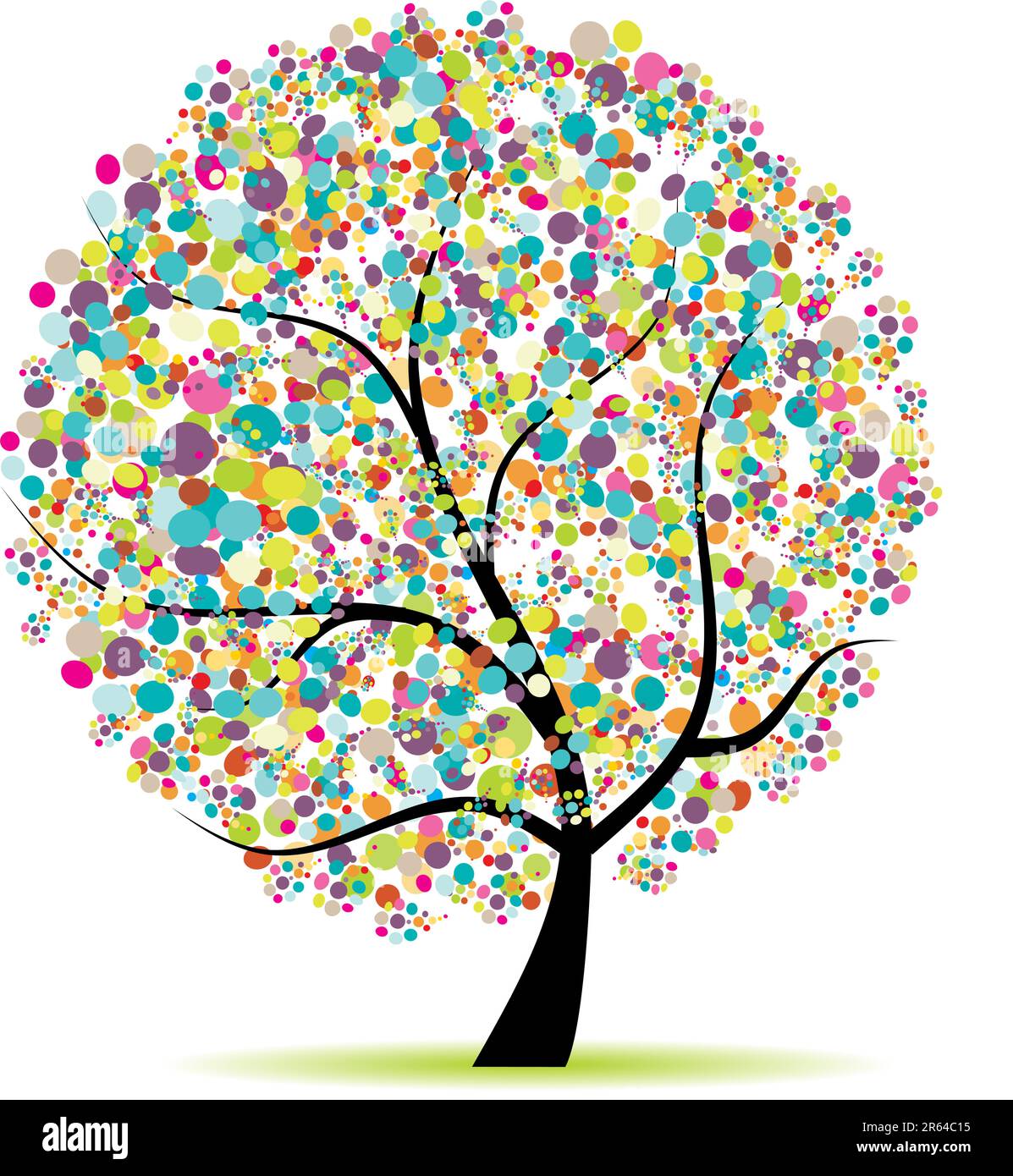 Art tree beautiful for your design Stock Vector Image & Art - Alamy